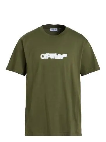 OFF-WHITE™ Off- T-shirt Size Cotton, Elastane - Green