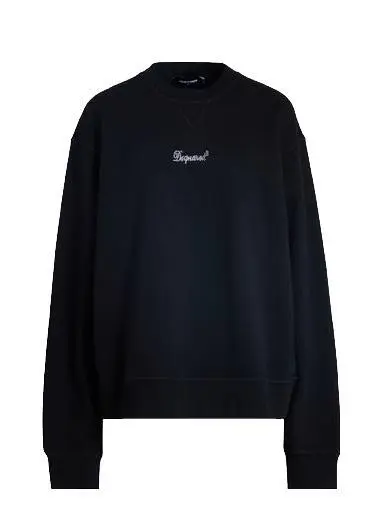 Dsquared2 Cotton Sweatshirt - Black
