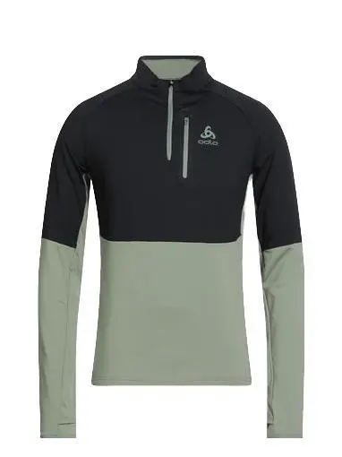 ODLO Two-tone Half-zip Fleece Sweatshirt - Black