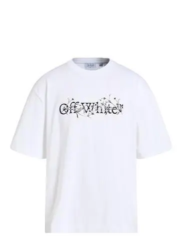 OFF-WHITE™ Off- T-shirt Size Cotton, Elastane - White