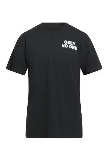 Obey T-shirt Size Cotton - Black