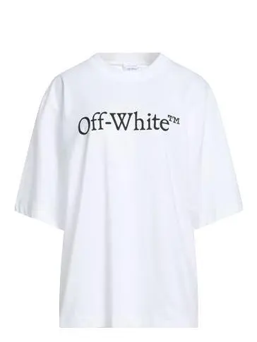 OFF-WHITE™ Off- T-shirt Size Cotton, Elastane - White