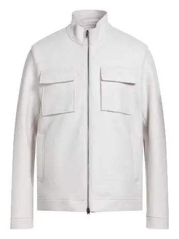 Herno Globe Virgin Wool Jacket - Off White