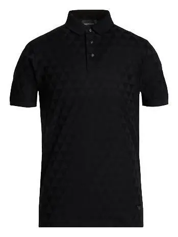 Emporio Armani Polo Shirt Size Cotton - Black