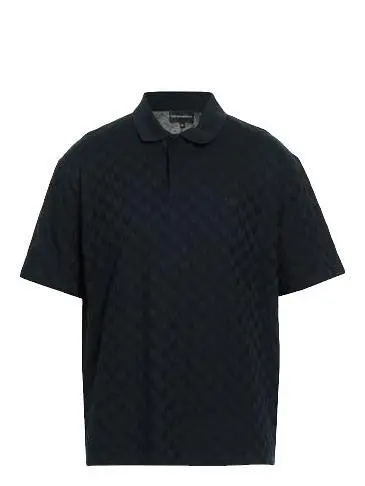 Emporio Armani Polo Shirt Midnight Size Cotton - Blue