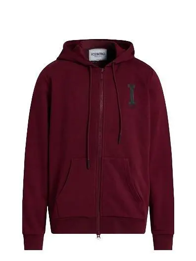 Iceberg Cotton-blend Terry Hoodie - Red