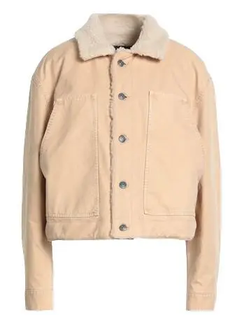 Dsquared2 Sherpa-trimmed Canvas Jacket - Beige