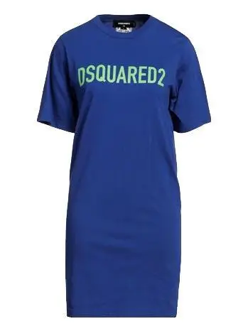 Dsquared2 Mini Cotton T-shirt Dress - Blue