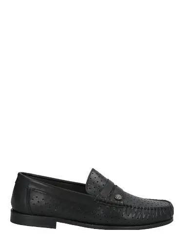 BALDININI Calfskin Penny Loafers - Black