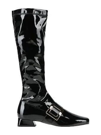 ROGER VIVIER Buckled Knee High Boots - Black