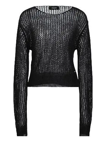 Dsquared2 Sweater In Mohair And Wool Blend - Black