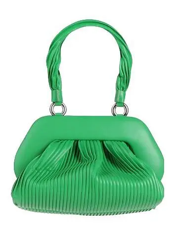 THEMOIRE Pleated Handbag With Detachable Shoulder Strap - Green