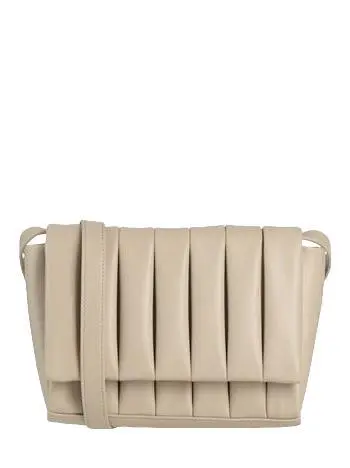 THEMOIRE Textile Fiber Crossbody Bag - Beige