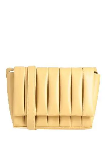 THEMOIRE Textile Fiber Crossbody Bag - Yellow