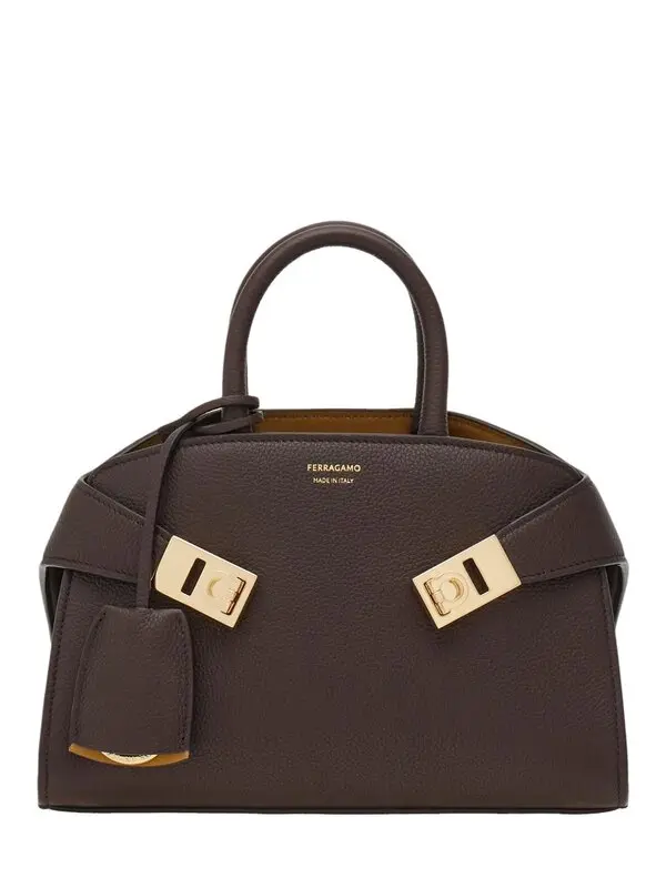 FERRAGAMO Hug Handbag - Brown