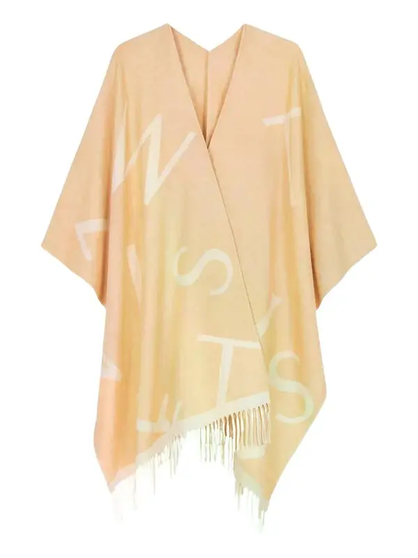 TWINSET Fringed Cape - Orange