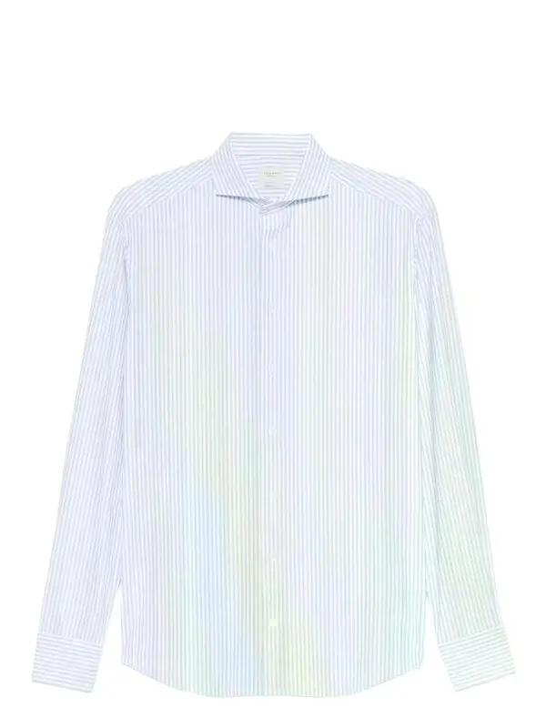 TRAIANO MILANO Striped Shirt - Blue