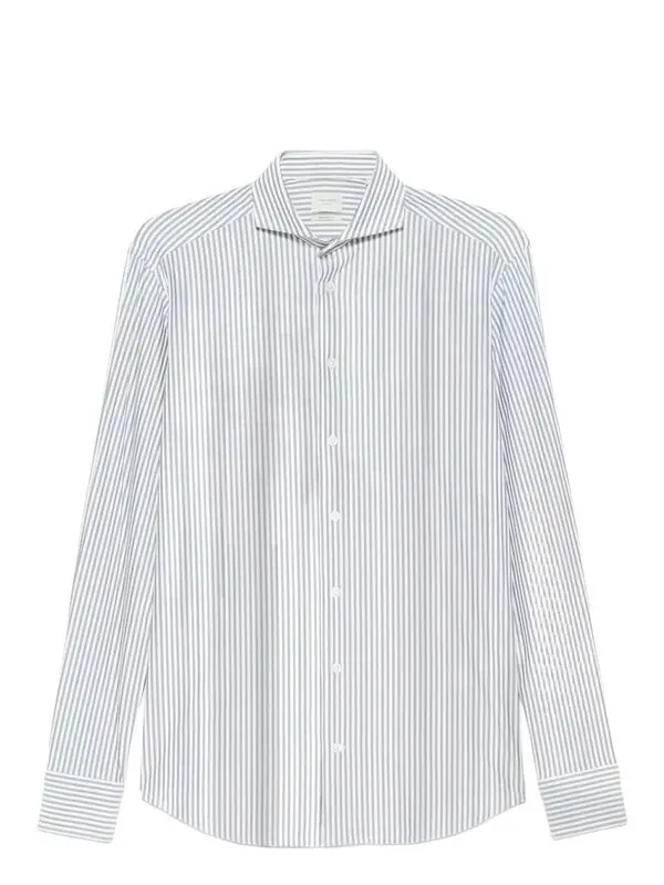 TRAIANO MILANO Striped Shirt - Green