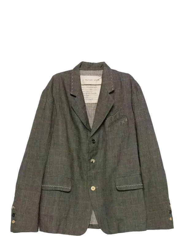 A TENTATIVE ATELIER Single-breasted Blazer - Black