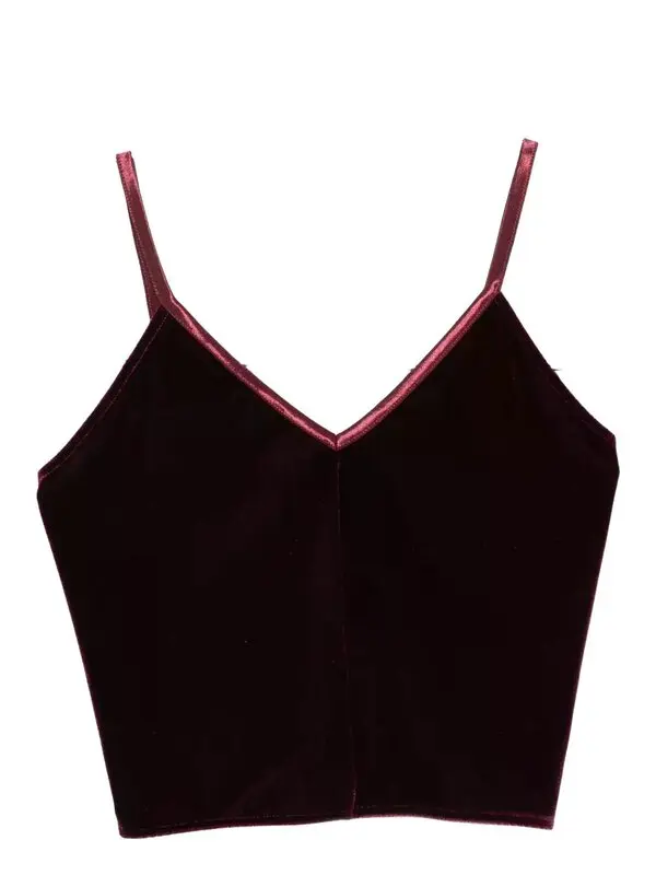 FORTE_FORTE V-neck Tank Top - Red