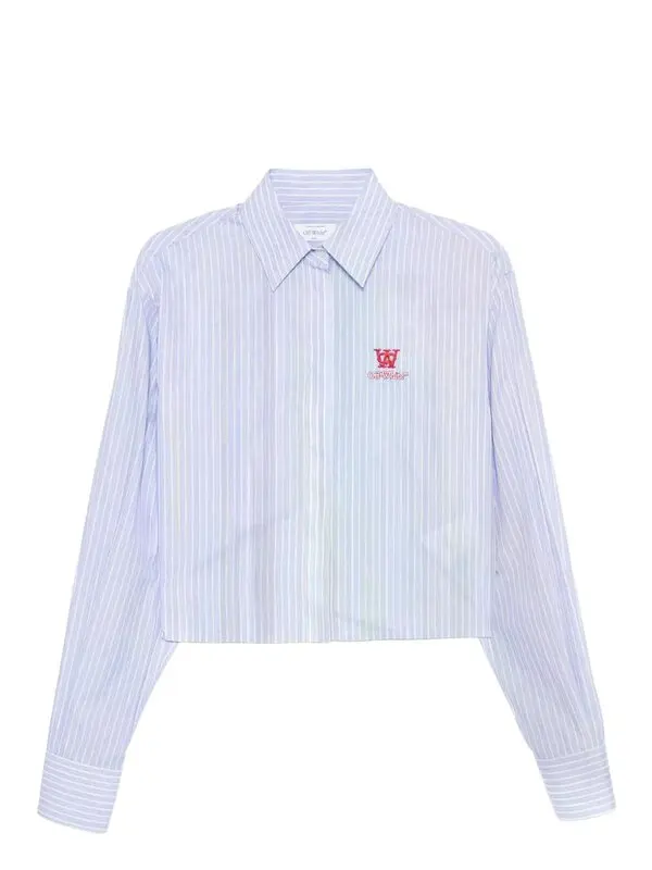 Off-White Striped Shirt - Blue