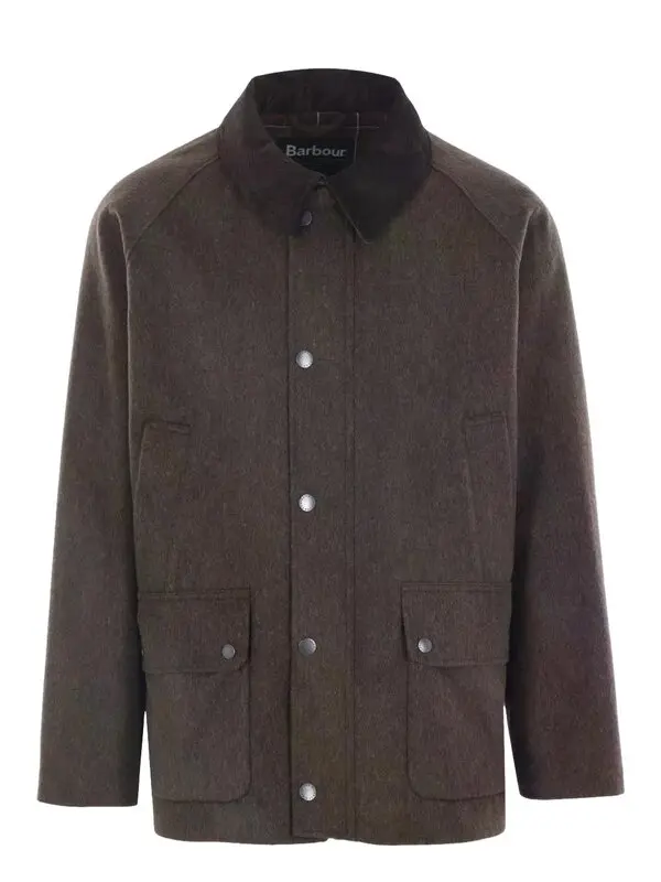 Barbour Corduroy Shirt Jacket - Green
