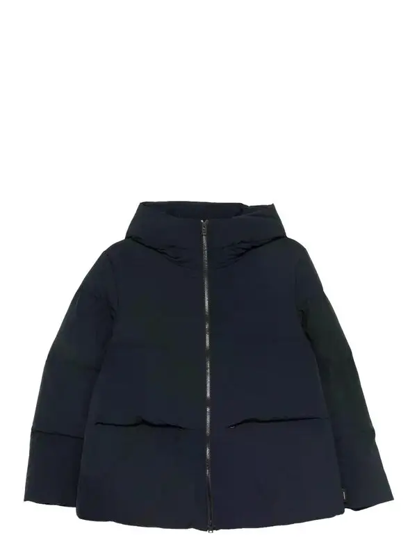 Woolrich Hooded Zip-up Puffer Jacket - Blue