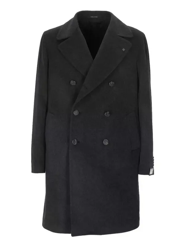 Tagliatore Double-breasted Wool-cashmere Coat - Grey