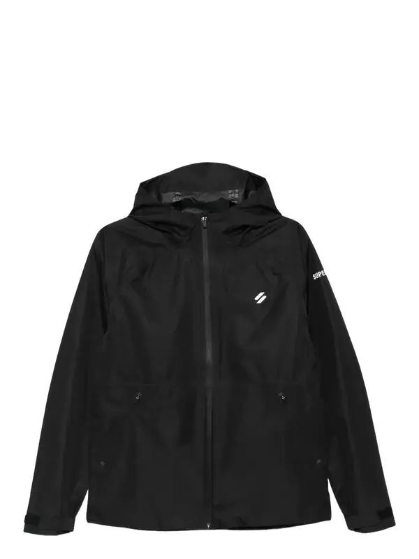 Superdry Zip-up Bomber Jacket - Black