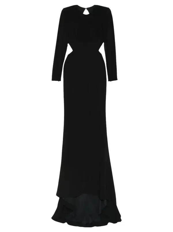 Stella McCartney Long Sleeve Maxi Dress - Black