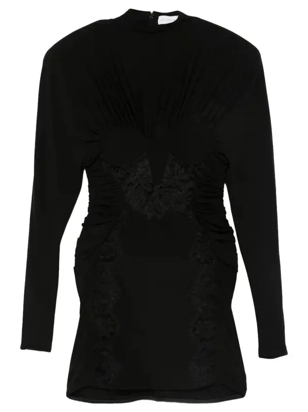 Stella McCartney Lace Midi Dress - Black