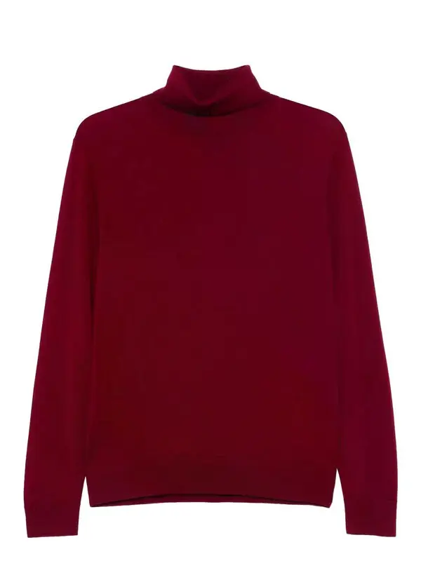 FURSAC Roll-neck Wool Sweater - Red