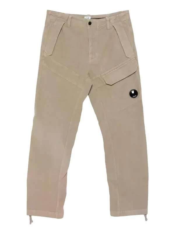 C.P. COMPANY Cargo-pocket Cotton Pants - Neutrals