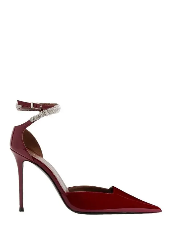 GIUSEPPE ZANOTTI Elenie 105 Patent Pumps - Red