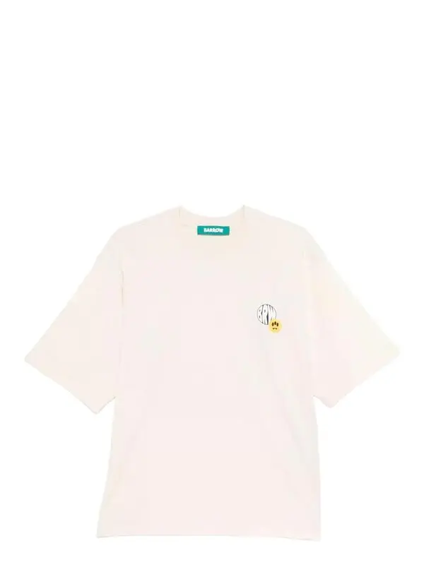 BARROW Graphic-print T-shirt - White