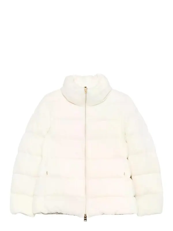 Herno Quilted High-neck Jacket - White