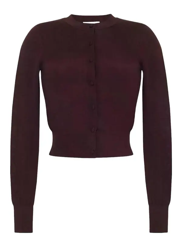 Adam Lippes Cashmere Button Cardigan - Brown