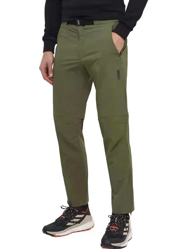 COLMAR Zip-detail Convertible Pants - Green