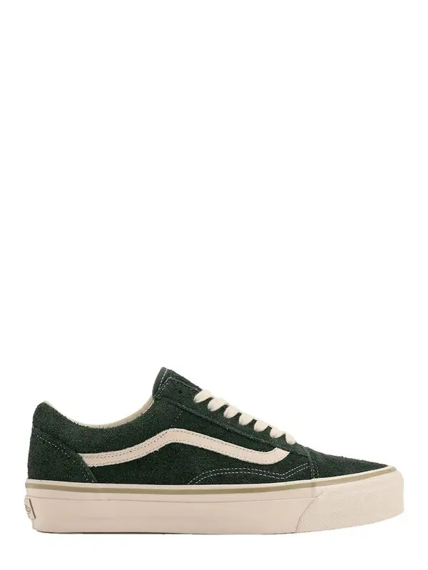 VANS Premium Old Skool Shaggy Suede Sneakers - Kelp