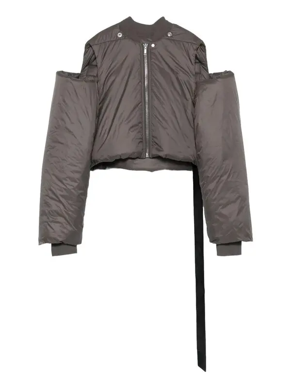 Rick Owens Convertible Down Jacket - Brown
