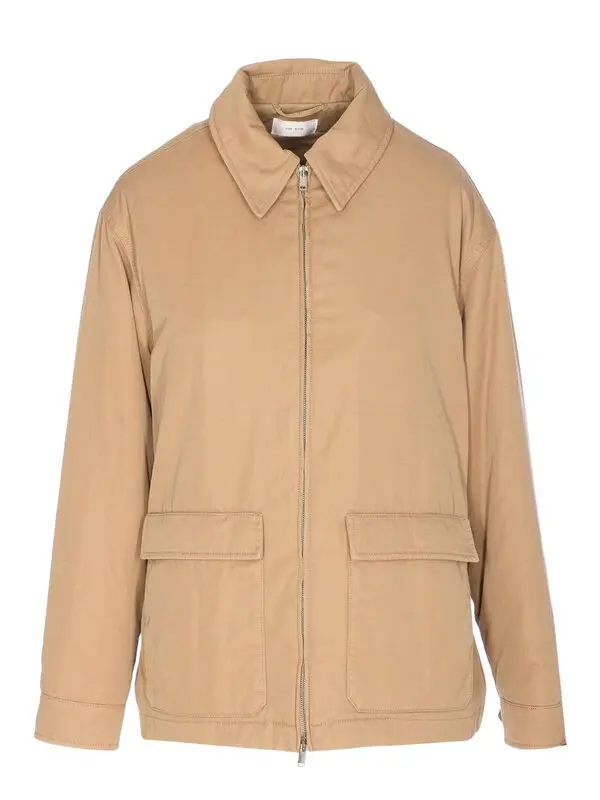 THE ROW Aurelius Cotton Jacket - Beige