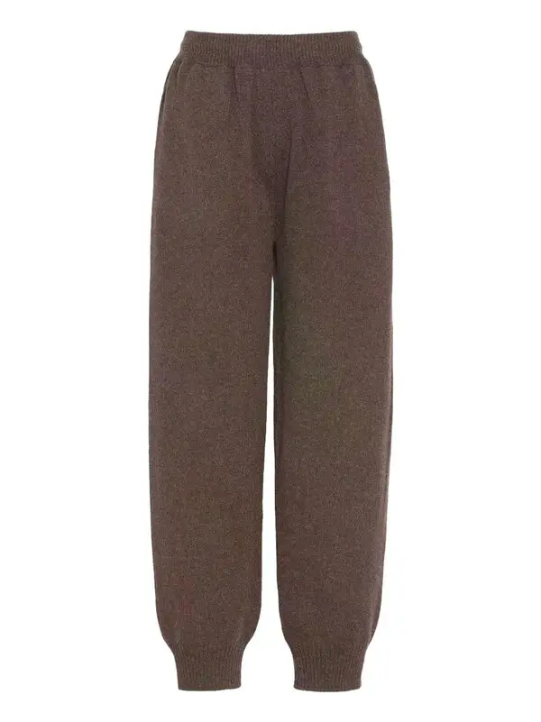 BARRIE Knitted Trousers - Brown