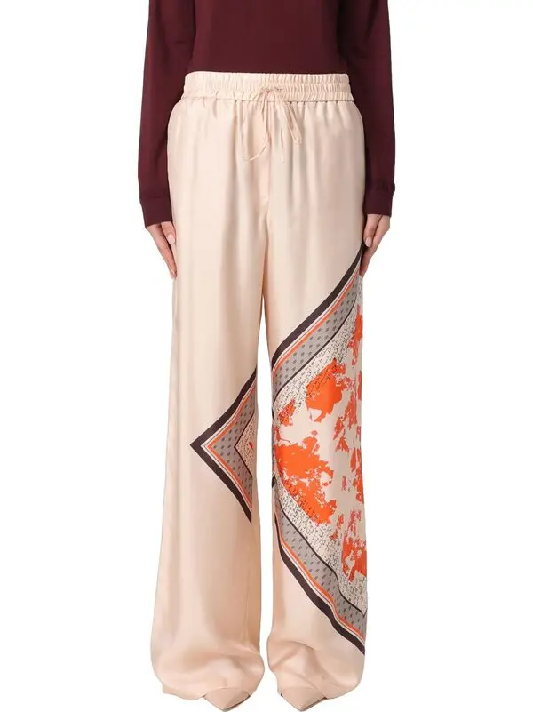 Paul Smith Printed Wide Leg Trousers - Red