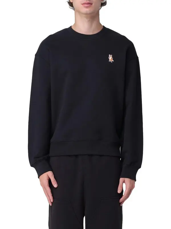 Maison Kitsuné Crewneck Sweatshirt - Black