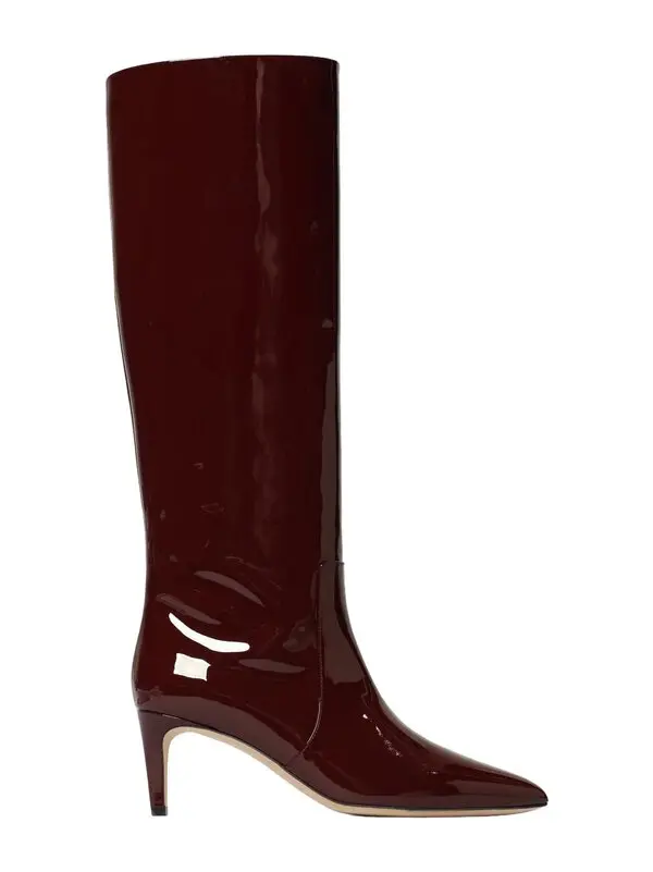 Paris Texas Knee High Boots - Burgundy