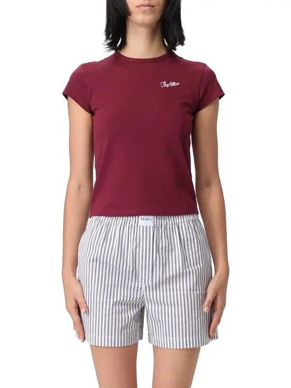 Attico T-shirt - Burgundy