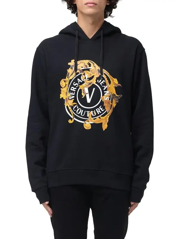 Versace Logo Sweatshirt - Black