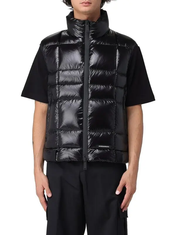 Dsquared2 Puffer Waistcoat - Black