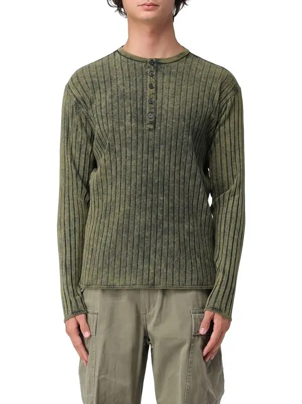 Diesel Ribbed Pullover - Green