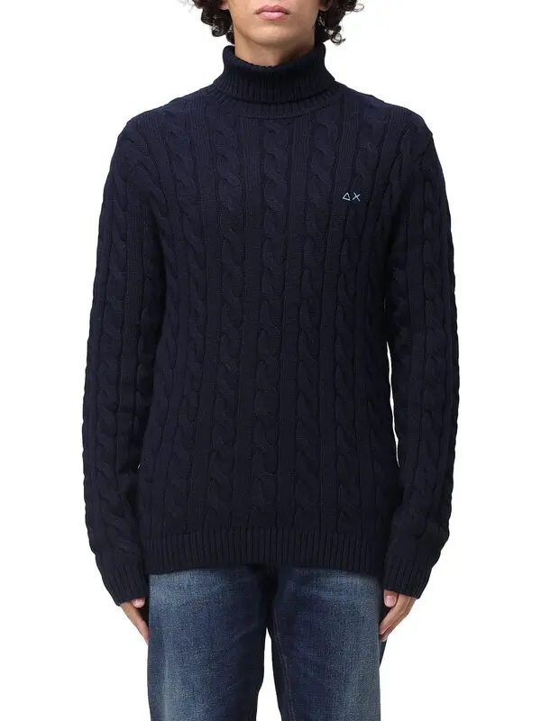 SUN 68 Pullover Sweater - Blue